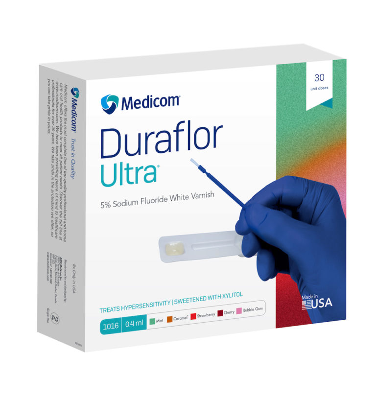 Duraflor® Ultra™ White 5% Sodium Fluoride Varnish - Medicom