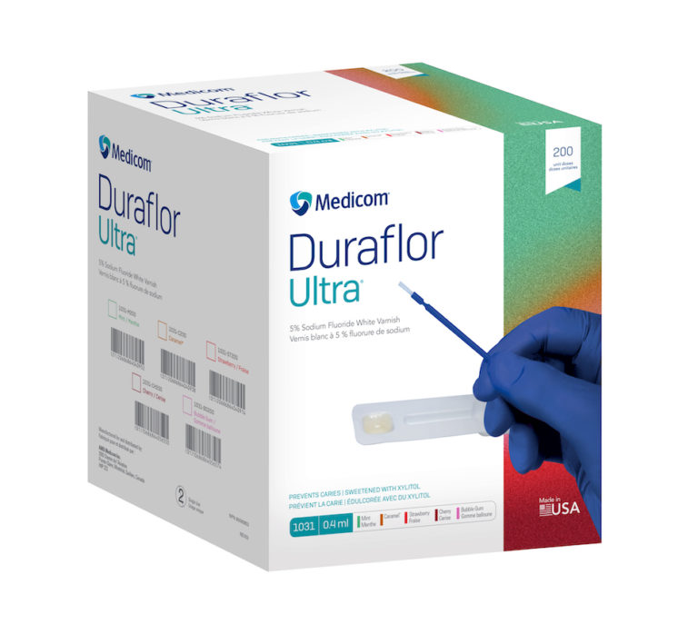 Duraflor® Ultra™ White 5% Sodium Fluoride Varnish - Medicom