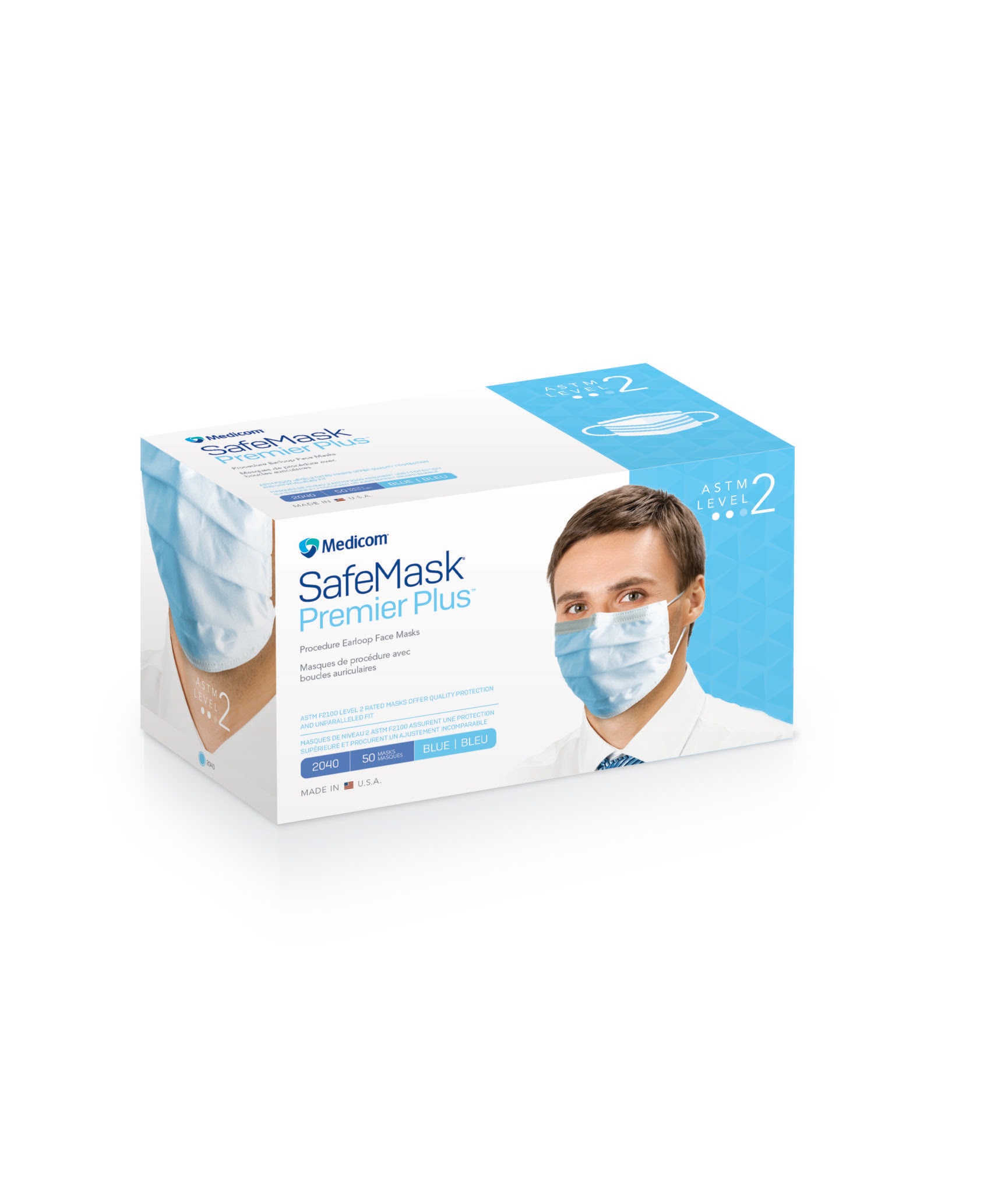 SafeMask® Premier Elite™ Earloop Mask - Medicom