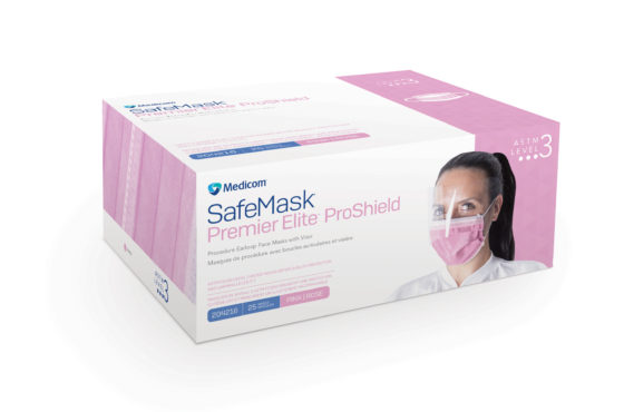 SafeMask® Premier Elite ProShield™ Procedure Earloop Face Mask with ...