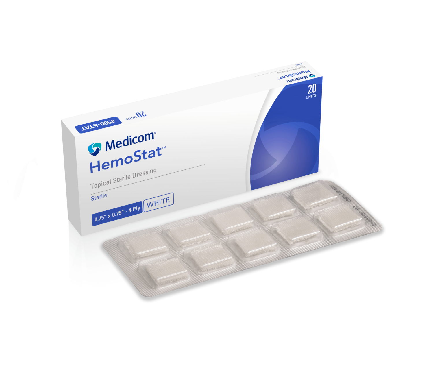 HemoStat™ Topical Hemostatic Dressing - Medicom