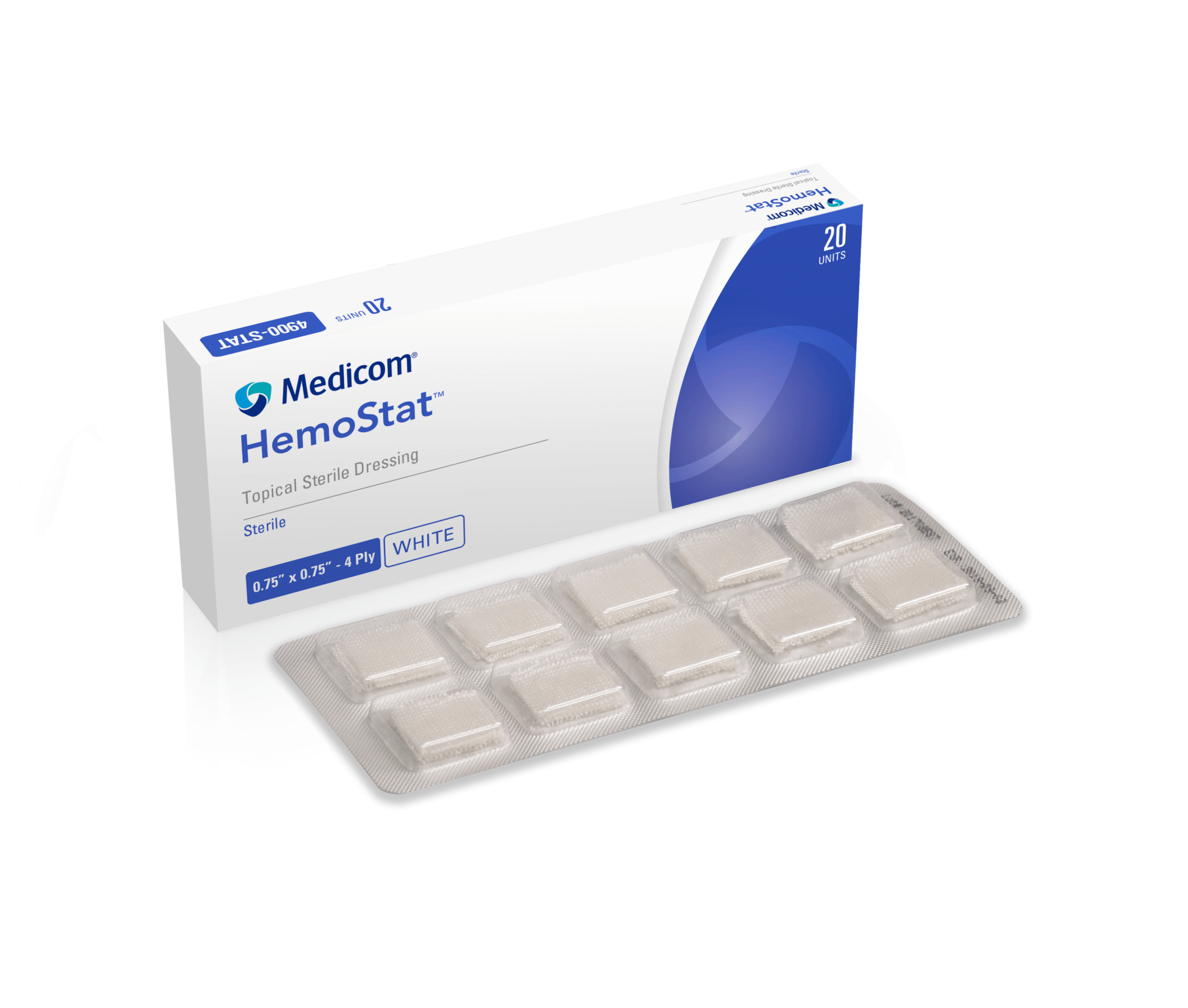 HemoStat™ Topical Hemostatic Dressing - Medicom