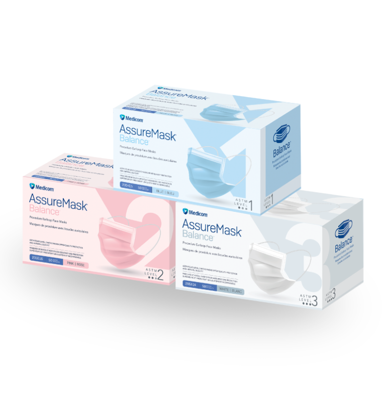 Medicom AssureMask Balance® Procedure Earloop Face Mask - Medicom